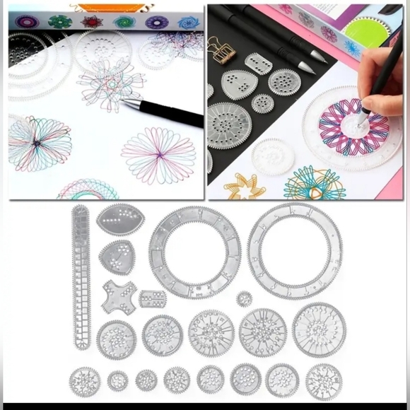 Toys | Vintage Toy Spirograph Makes Beautiful Designs And Provides ...